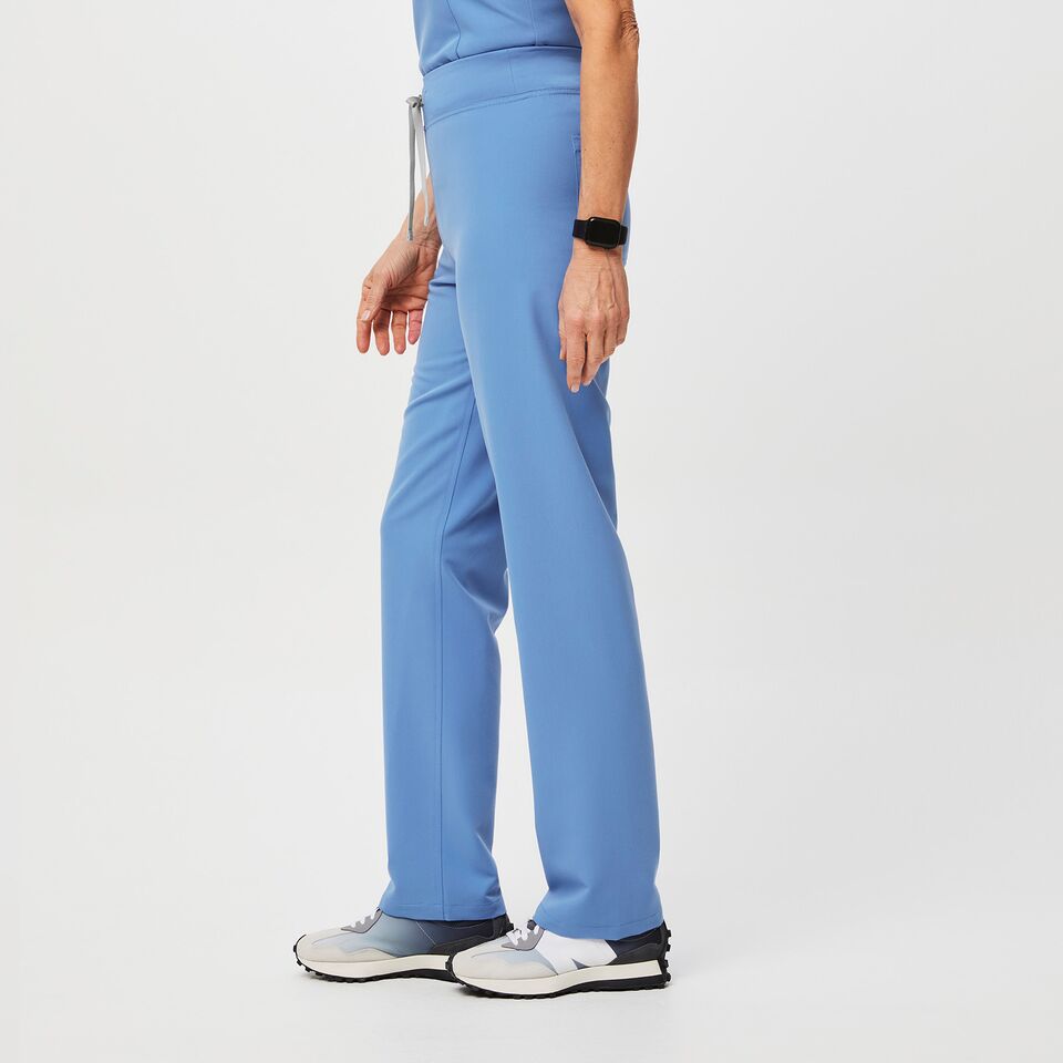Women’s High Waisted Livingston Scrub Pants™ - Ceil Blue · FIGS