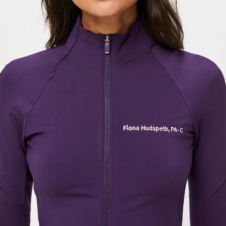 Women's ContourKnit Scrub Jacket™ - Purple Jam · FIGS