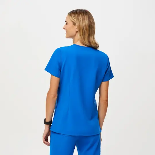 Women's Catarina One-Pocket Scrub Top™ - Royal Blue · FIGS