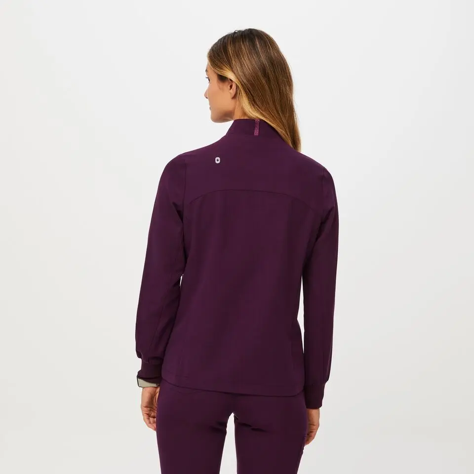 Women's Sebina Scrub Jacket - Deep Purple · FIGS
