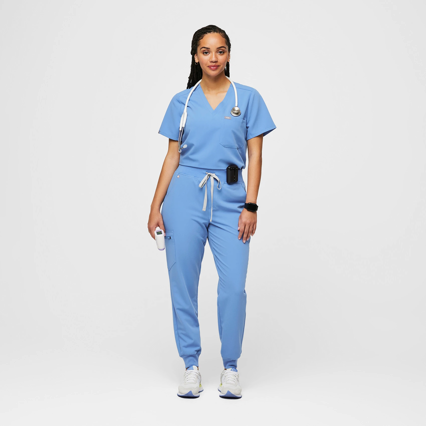Pantalones deportivos de uniforme médico cintura alta Zamora™ para ...