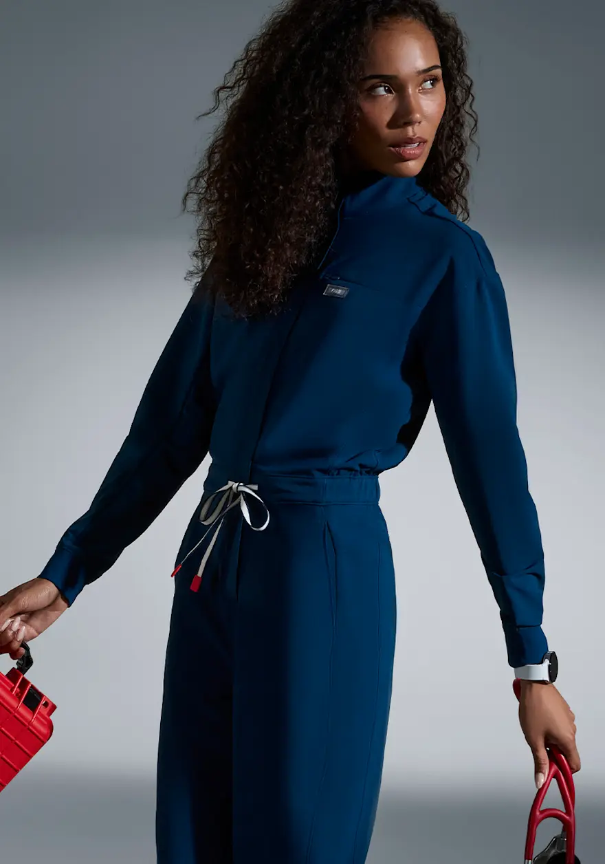 Women’s FIGS x Team USA FIBREx Mock Neck Wide Leg Longsleeve ...