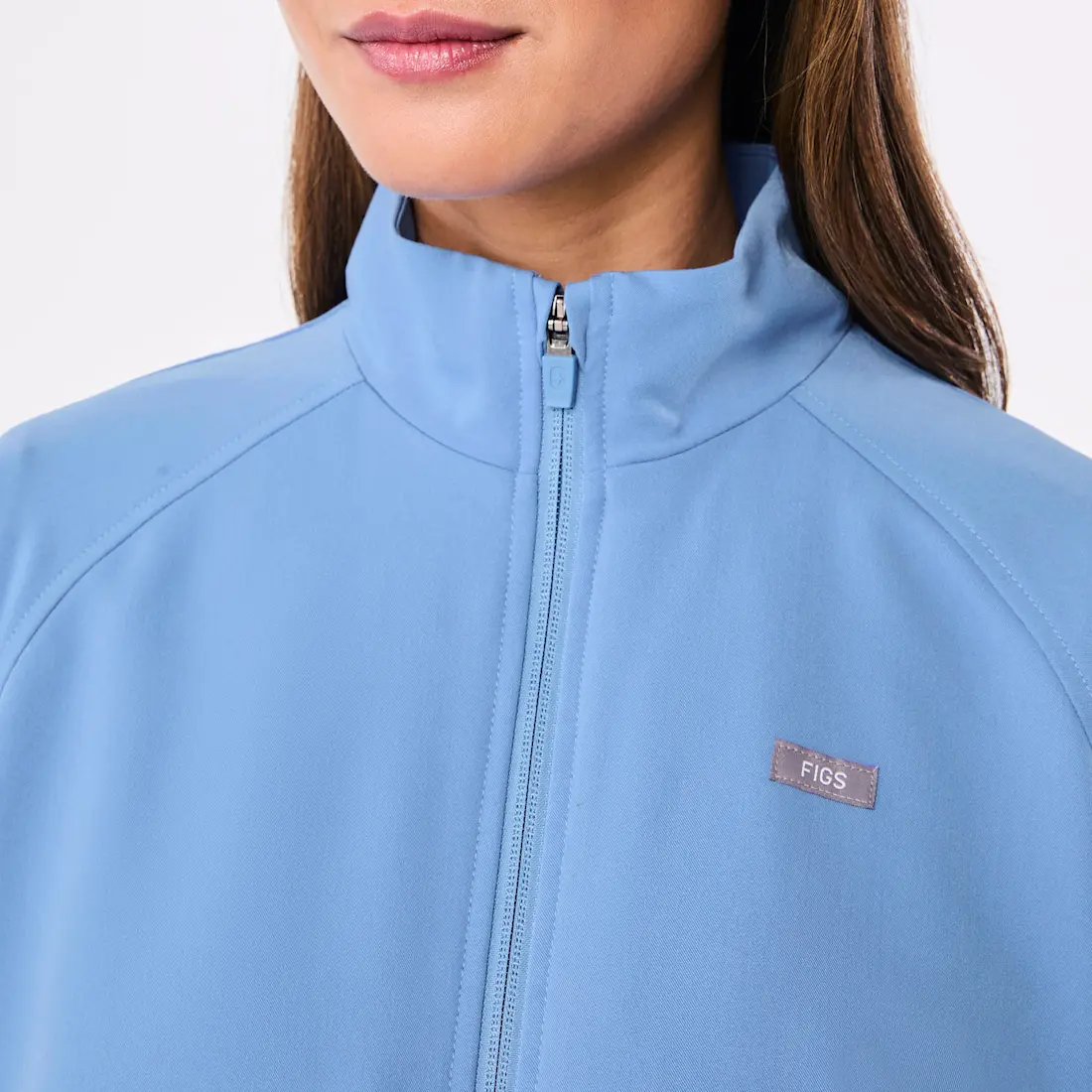 Women’s Sydney Scrub Jacket - Ceil Blue · FIGS