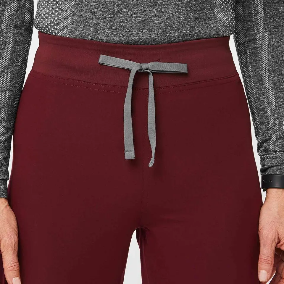 Women’s High Waisted Livingston Scrub Pants™ - Burgundy · FIGS