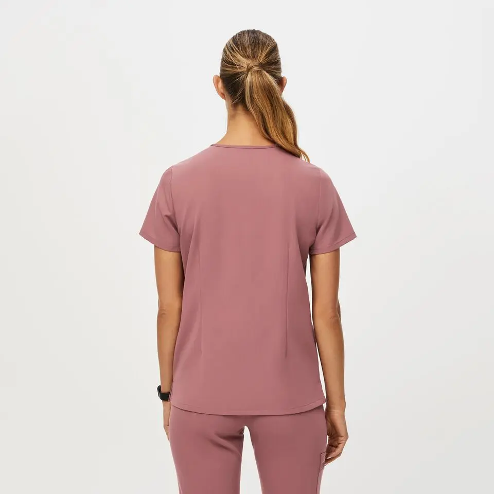 Women's Casma Three-Pocket Scrub Top™ - Mauve · FIGS
