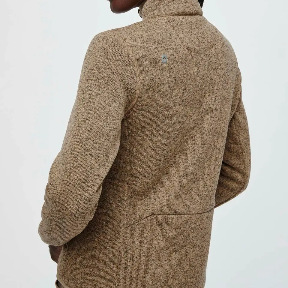 Women’s On-Shift Sweater Knit Jacket™ - Heather Latte · FIGS