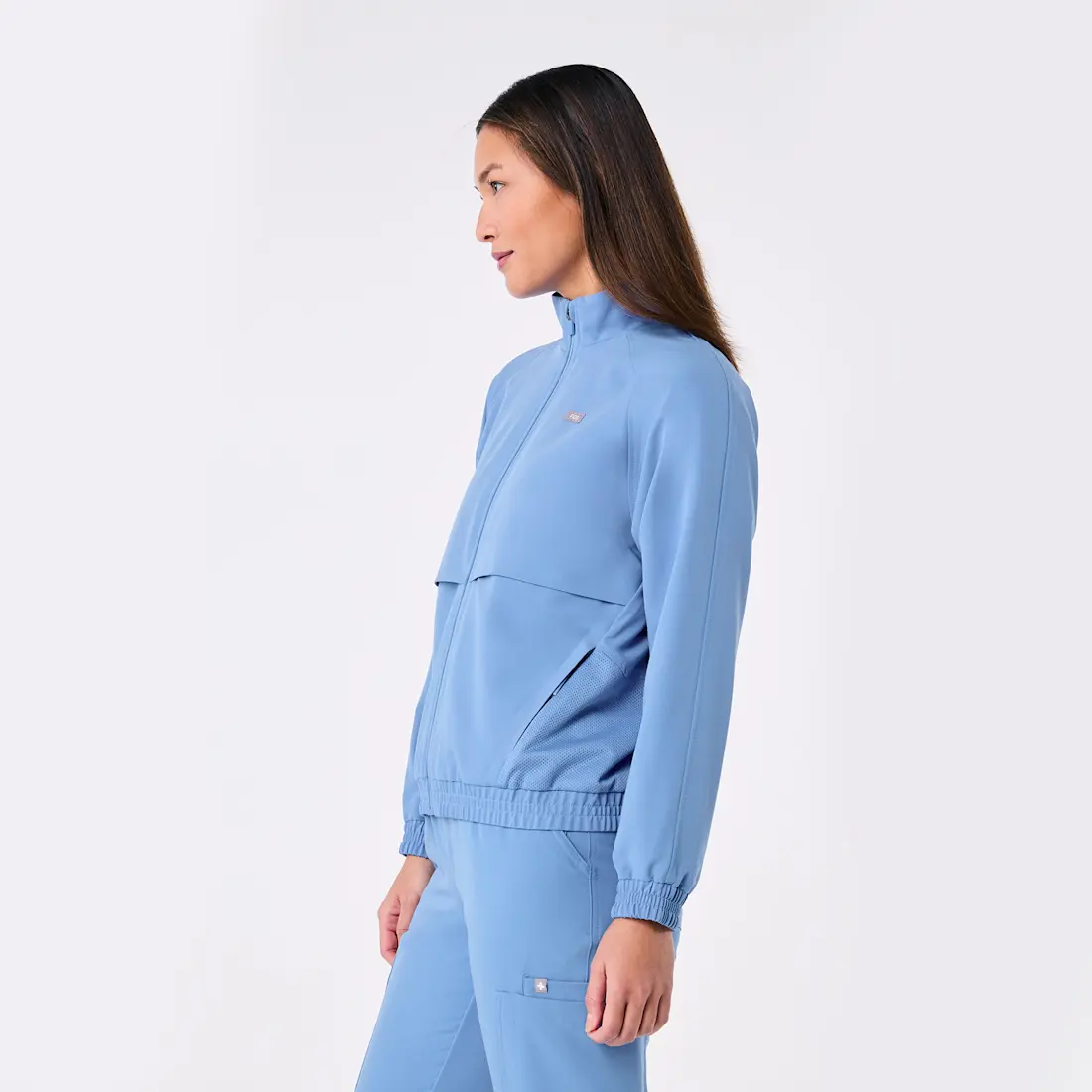 Women’s Sydney Scrub Jacket - Ceil Blue · FIGS