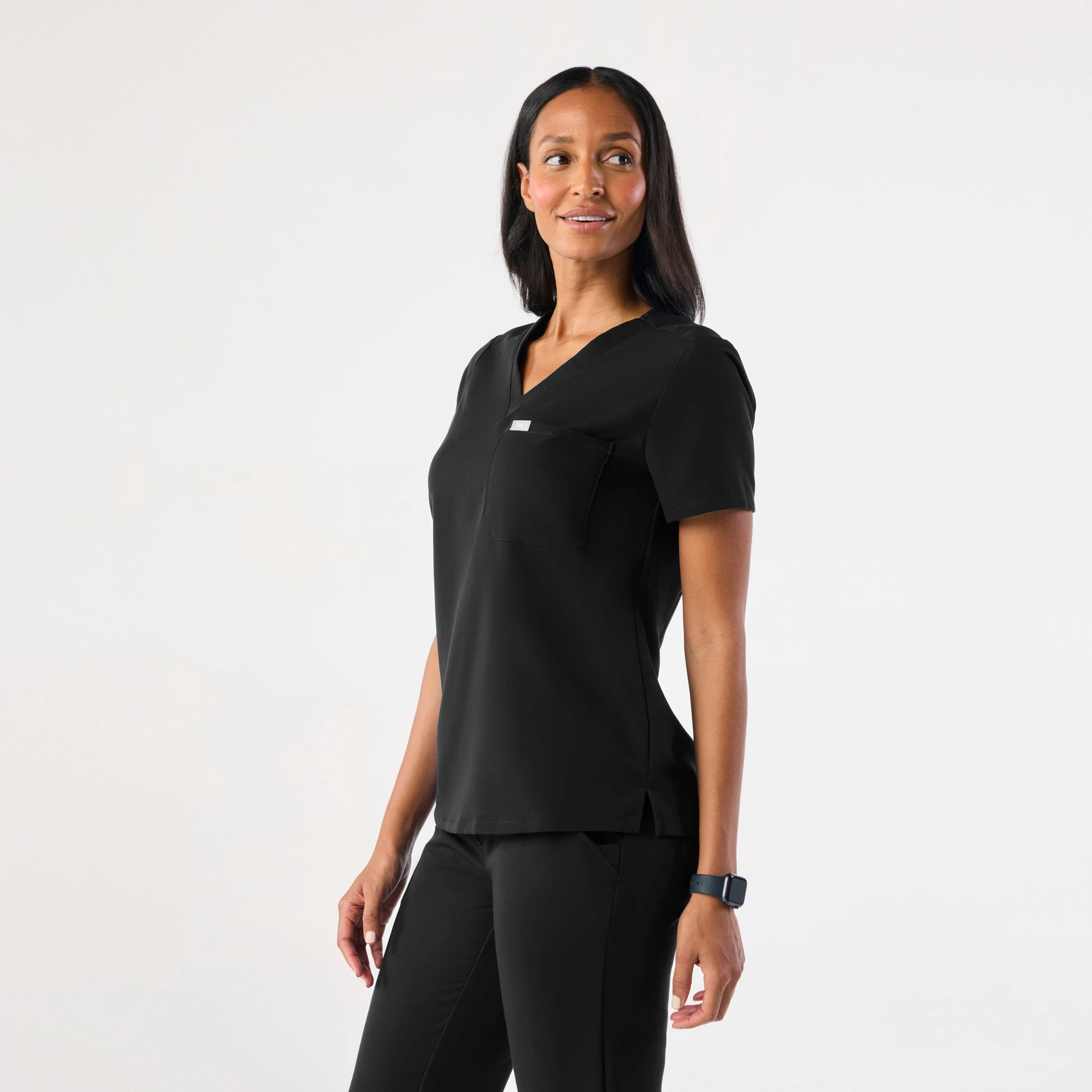 Women's Catarina One-Pocket Scrub Top™ - Black · FIGS