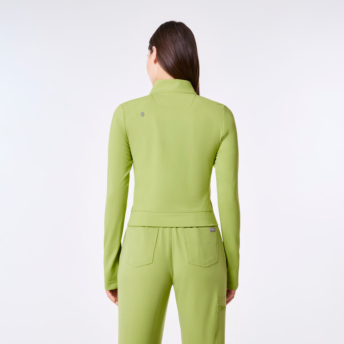 Women's On-Shift ContourKnit Cropped Jacket™ - Matcha · FIGS