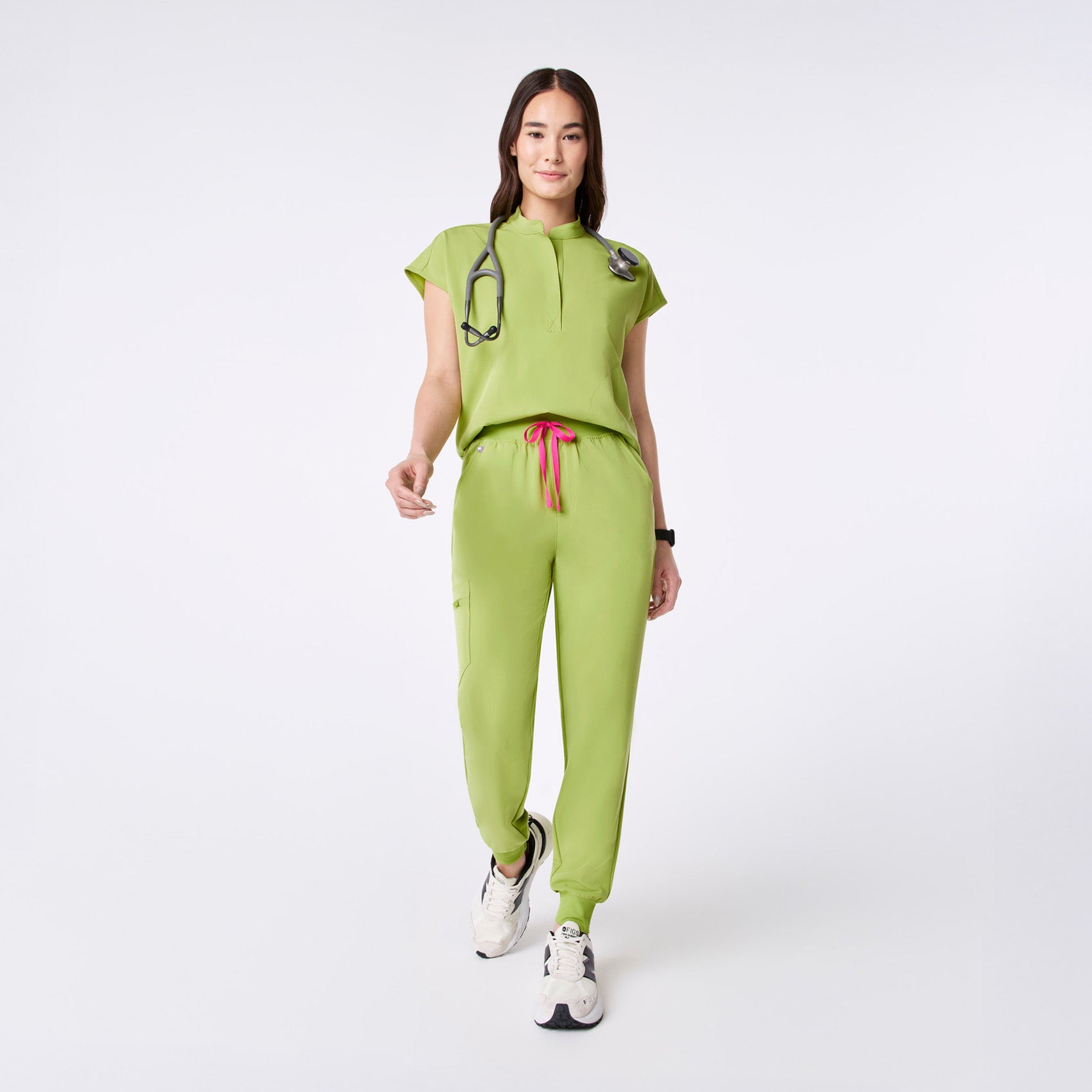 Women's Rafaela Oversized Scrub Top™ - Matcha · FIGS