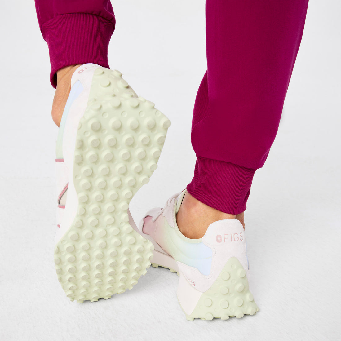 FIGS | New Balance 327 - Ombre Dark Magenta