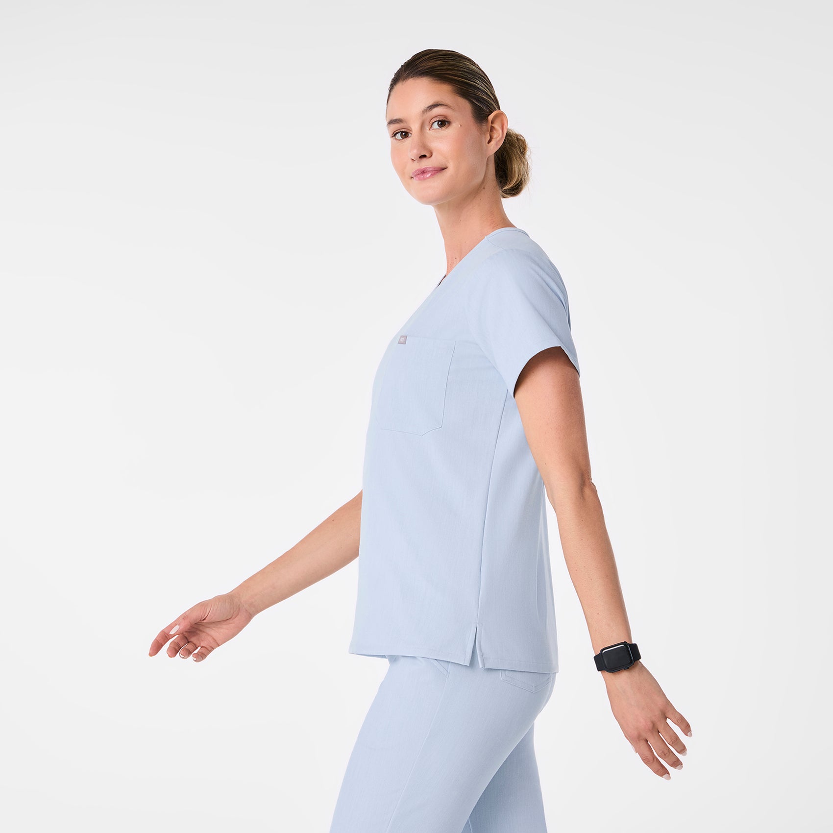 Women's Catarina One-Pocket Scrub Top™ - Chambray · FIGS