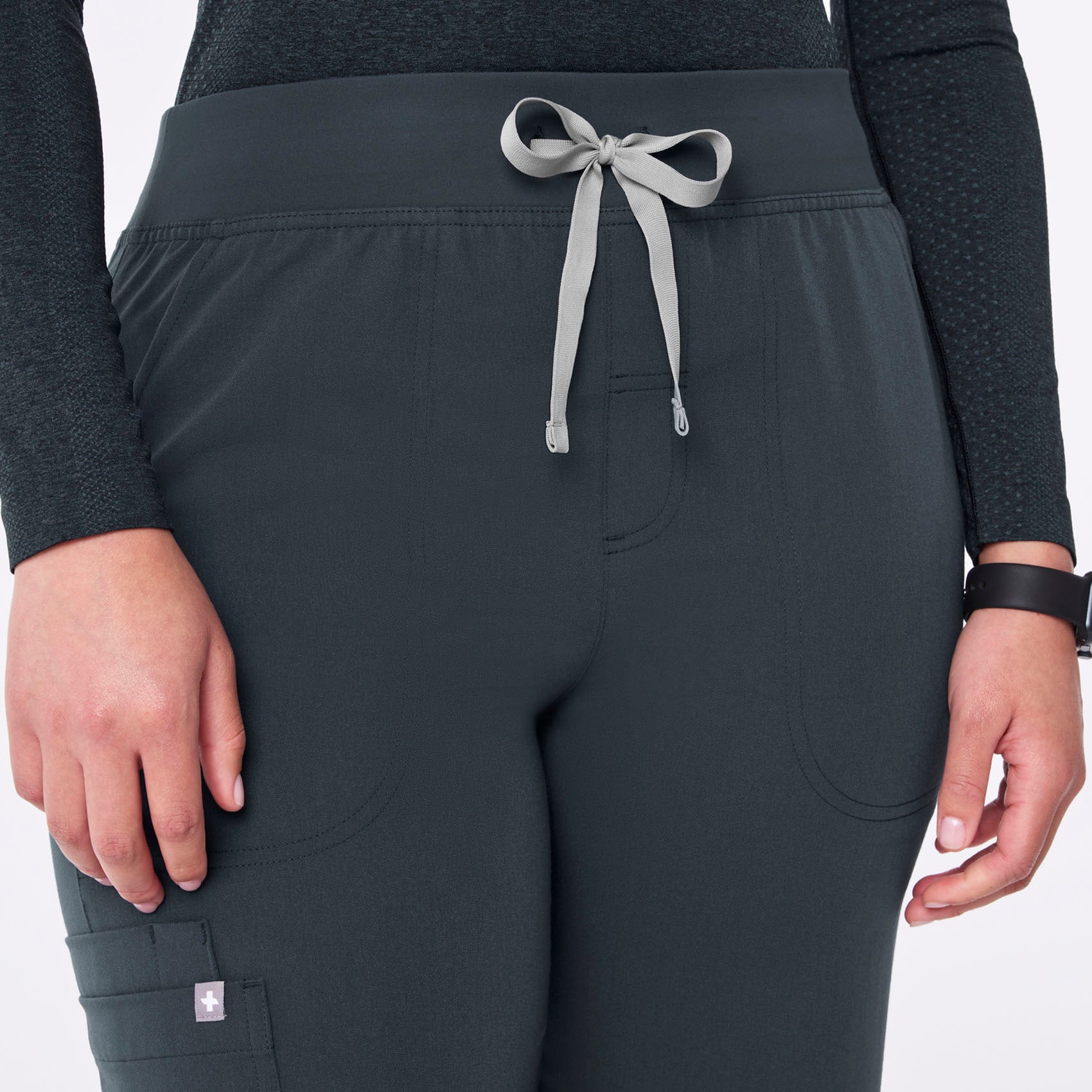 Women’s High Waisted Isabel Wide Leg Scrub Pants - Dark Harbor · FIGS