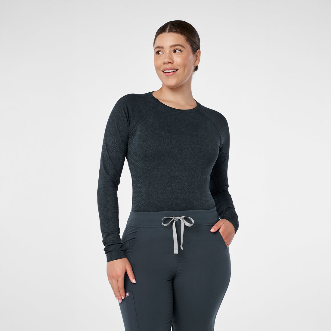 Women's Salta Seamless Longsleeve Underscrub · FIGS