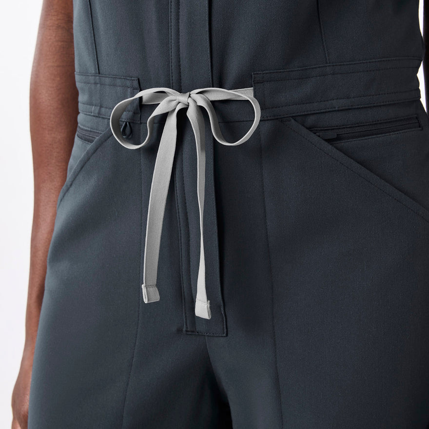 Women’s Rafaela Cargo Wide Leg ScrubJumpsuit™ - Dark Harbor · FIGS