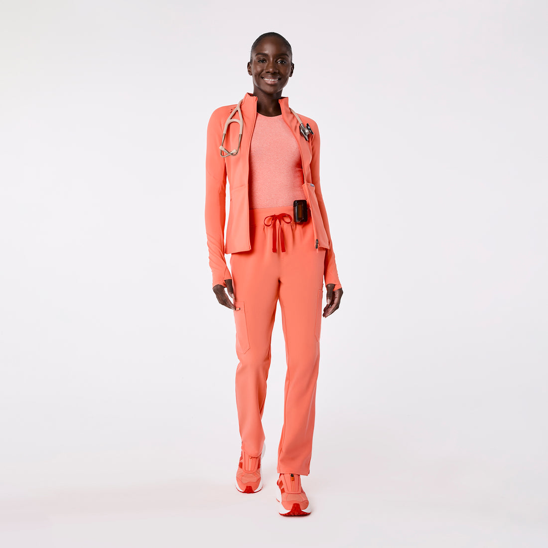 Women's On-Shift ContourKnit Jacket™ - Sunset Drift · FIGS