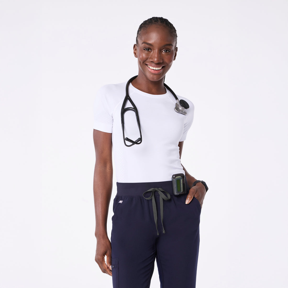 Women’s Salta Seamless Shortsleeve Underscrub · FIGS