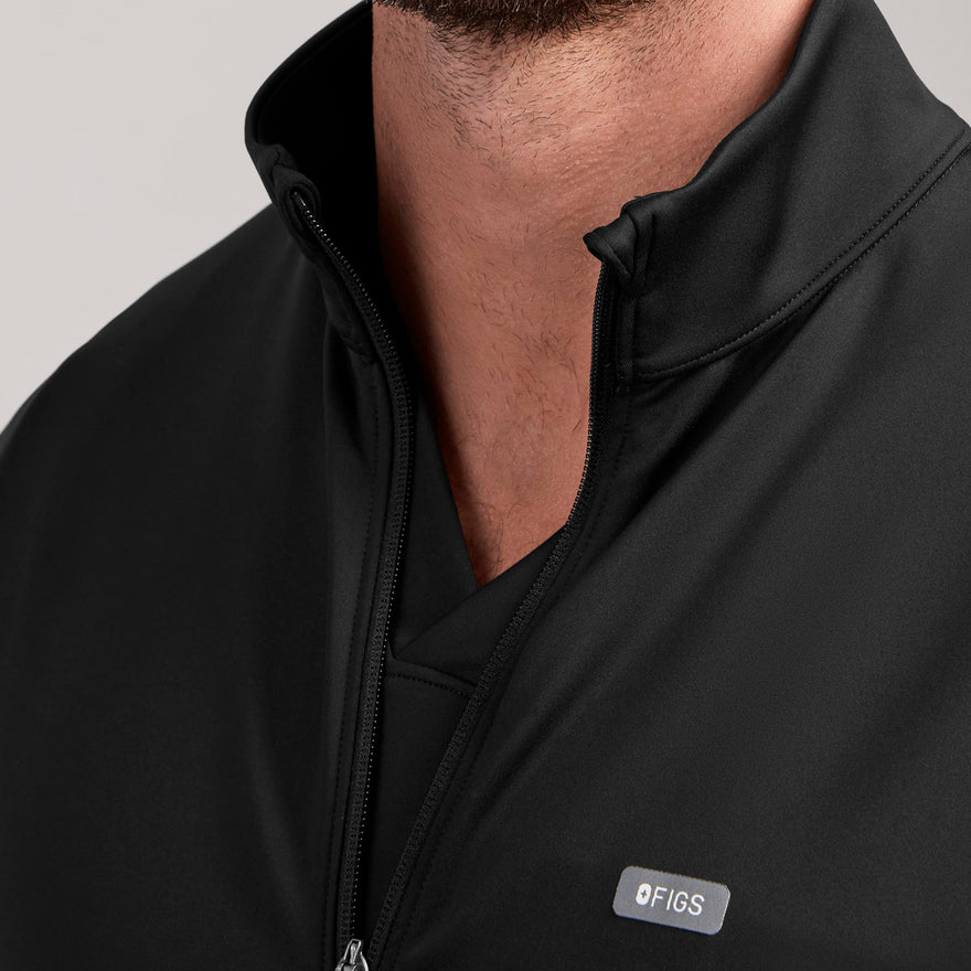 Men's Varzo FORMx Relaxed Scrub Jacket™ - Black · FIGS