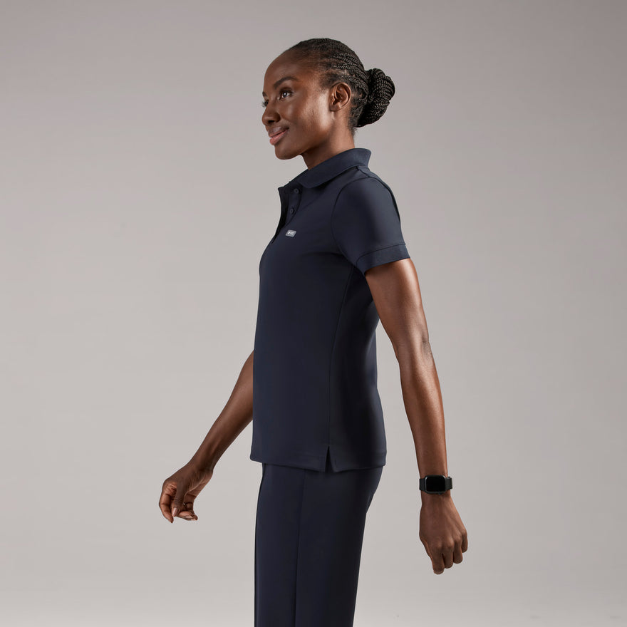 Women's Chelsea FORMx Slim Polo Scrub Top™ - Navy · FIGS