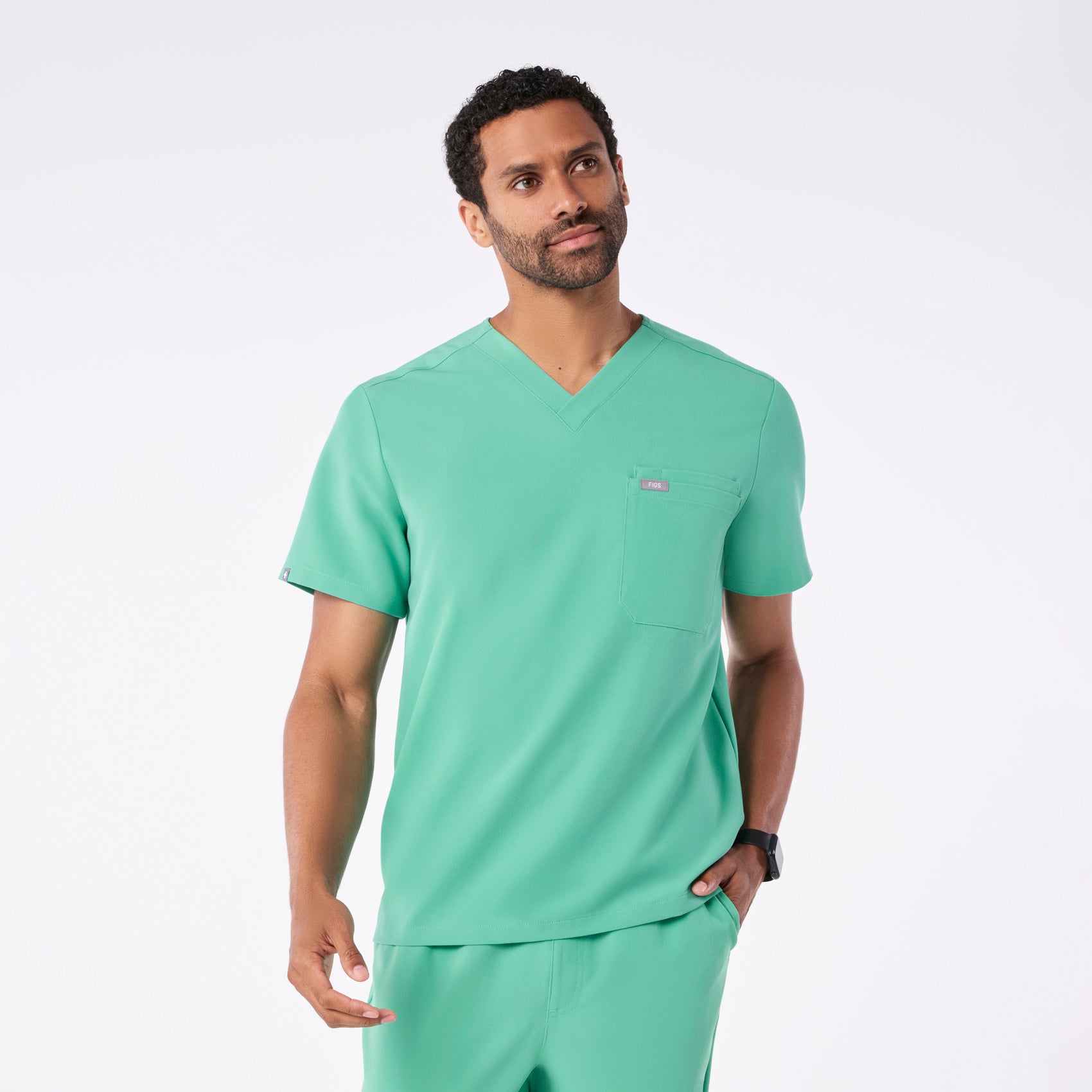 Men's Surgical Green Scrubs · FIGS