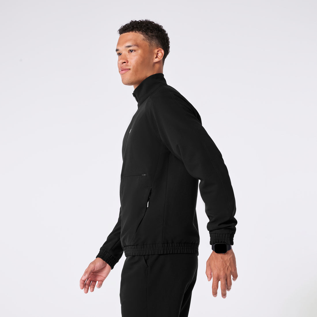 Men’s Cobaki Scrub Jacket - Black · FIGS