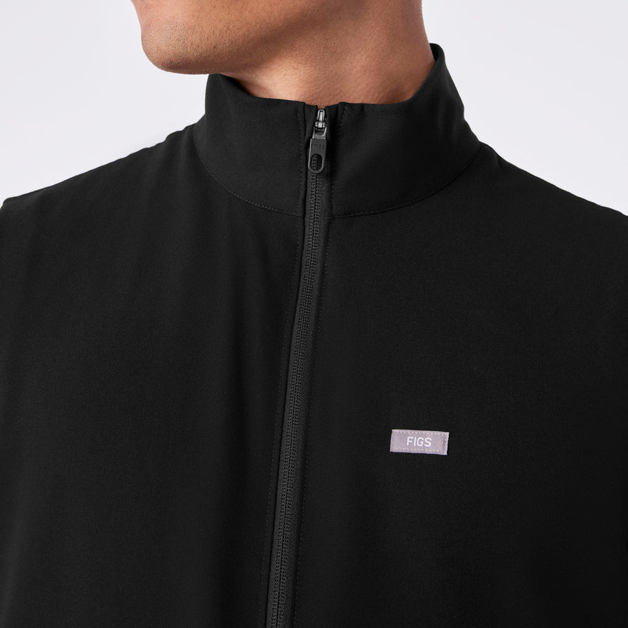 Men's Cobaki Scrub Vest - Black · FIGS