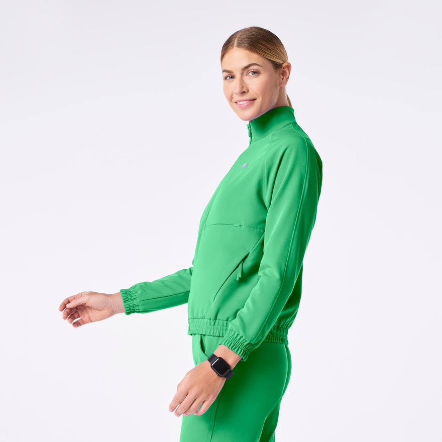 Women’s Sydney Scrub Jacket - Emerald · FIGS