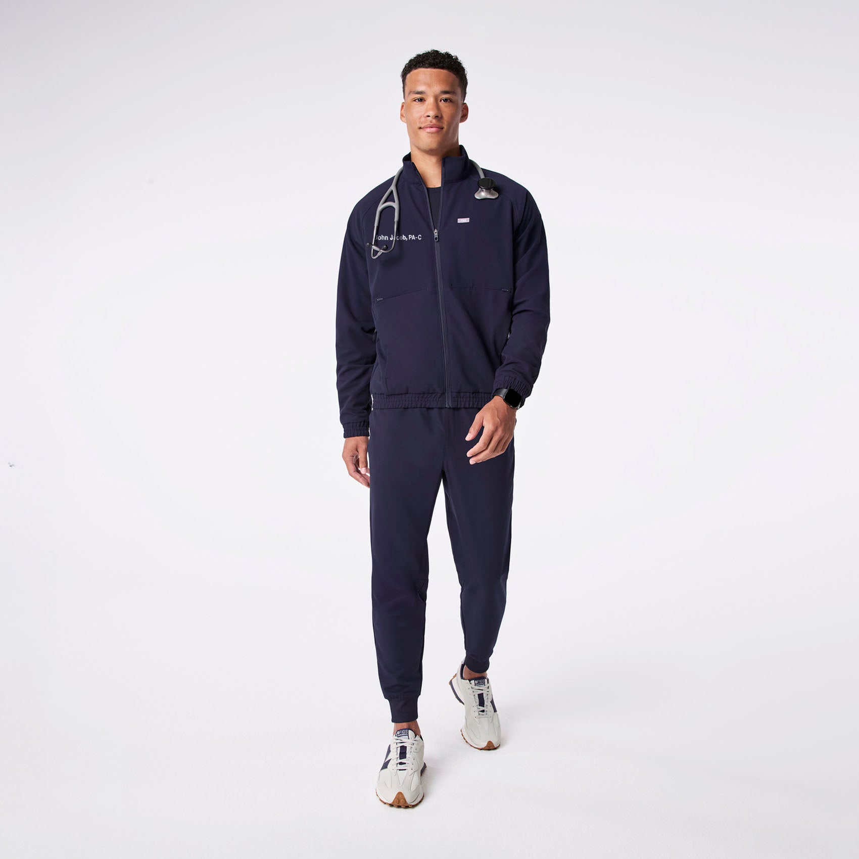 Men’s Cobaki Scrub Jacket - Navy · FIGS
