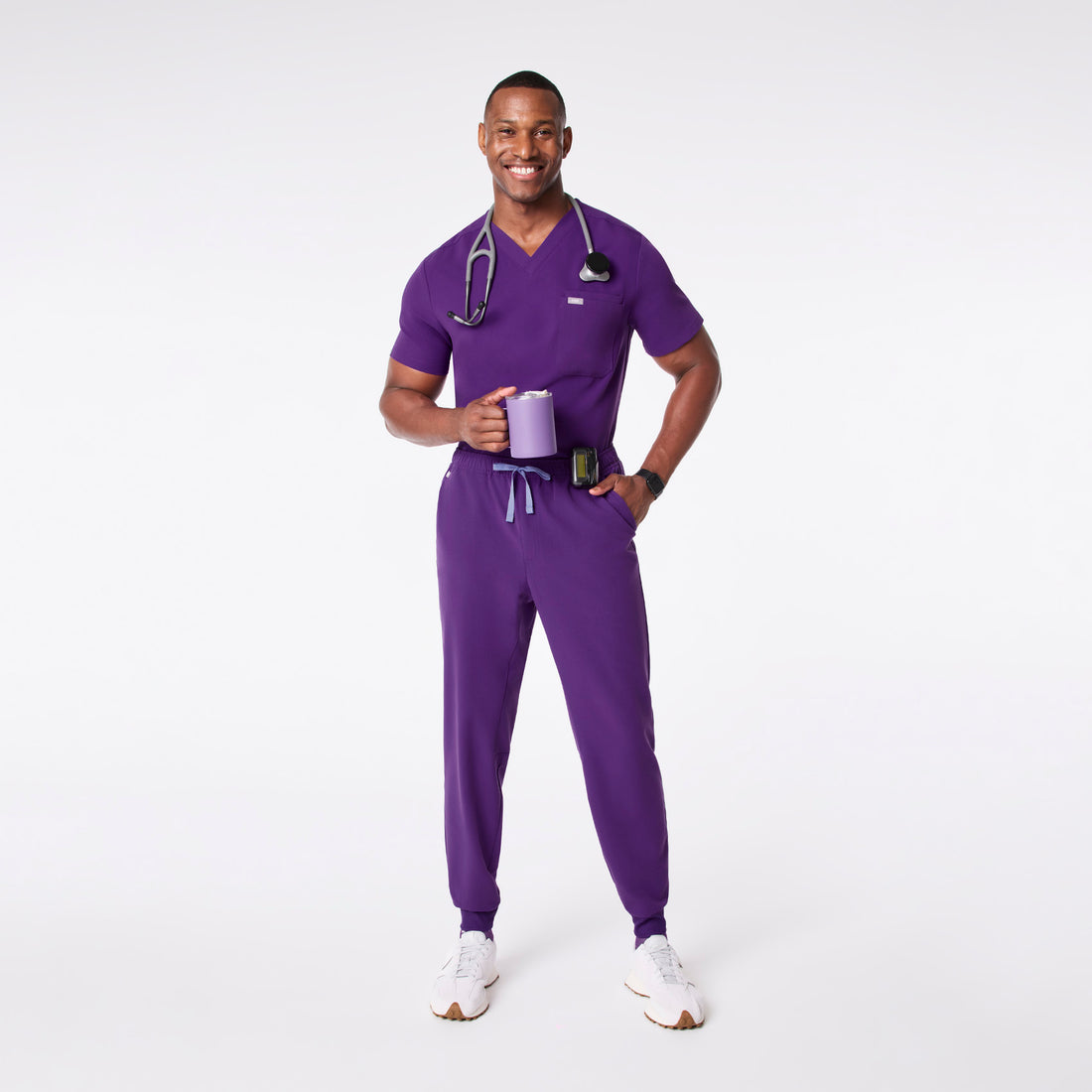Men's Tansen Jogger Scrub Pants - Digital Grape · FIGS