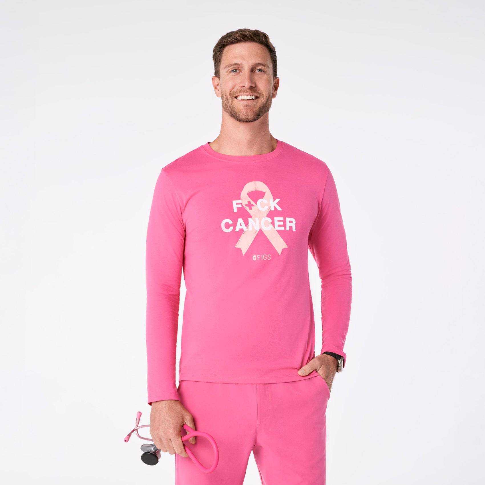 Men's F'ing Pink Scrubs · FIGS