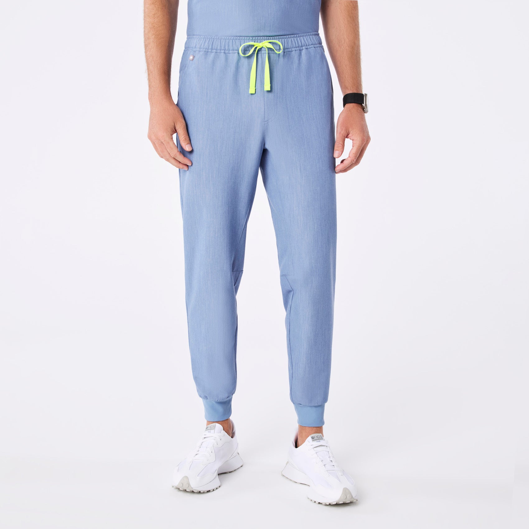 Men's Heather Indigo Scrubs · FIGS