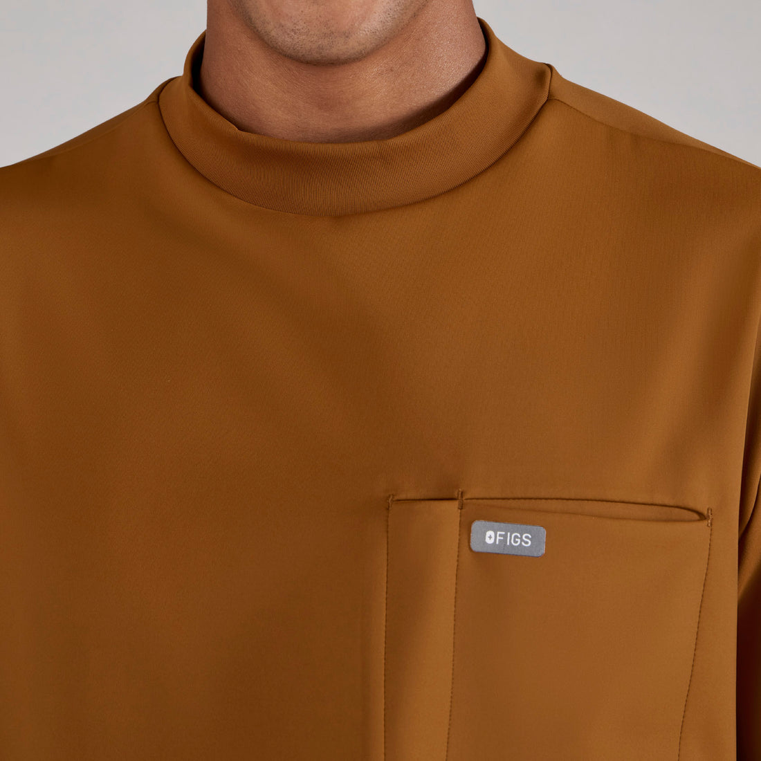 Men's Dawson FORMx Relaxed Mock Neck Scrub Top™ - Alder · FIGS