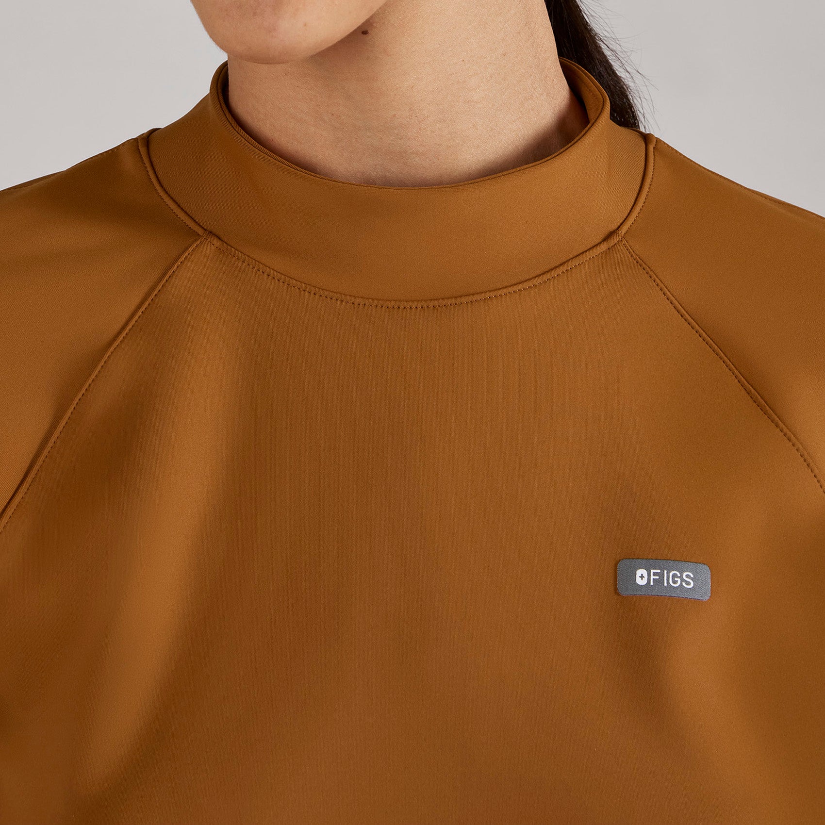 Women’s Ora™ FORMx Slim Mock Neck Scrub Top - Alder · FIGS