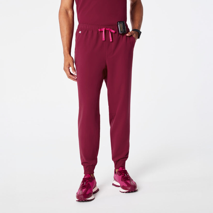 Men's Deep Cranberry Scrubs · FIGS