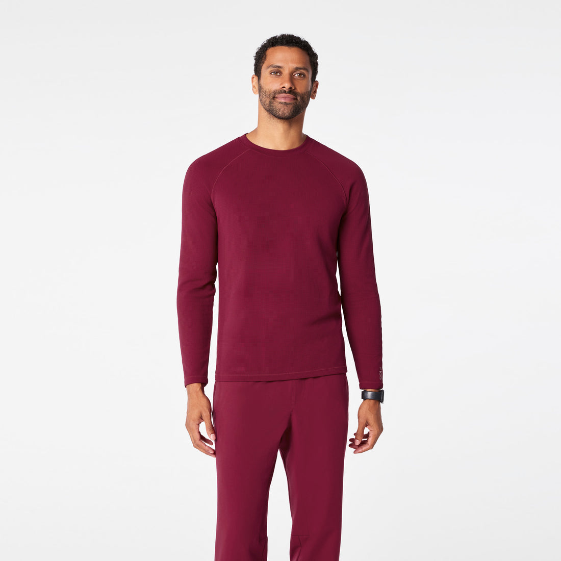 Men's Deep Cranberry Scrubs · FIGS
