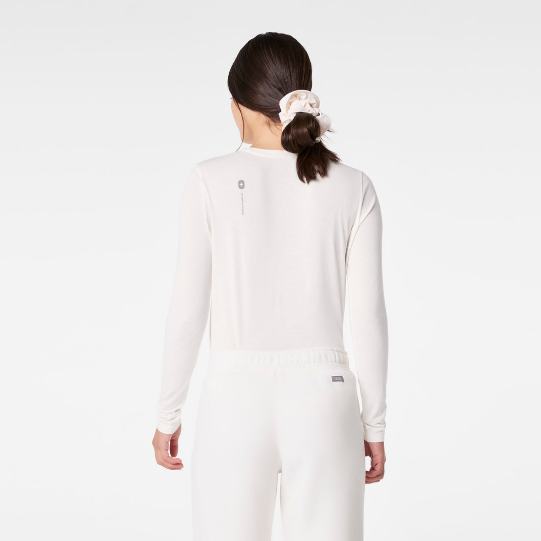 Women's 'Tis The Season Supersoft Longsleeve Underscrub - Off White · FIGS
