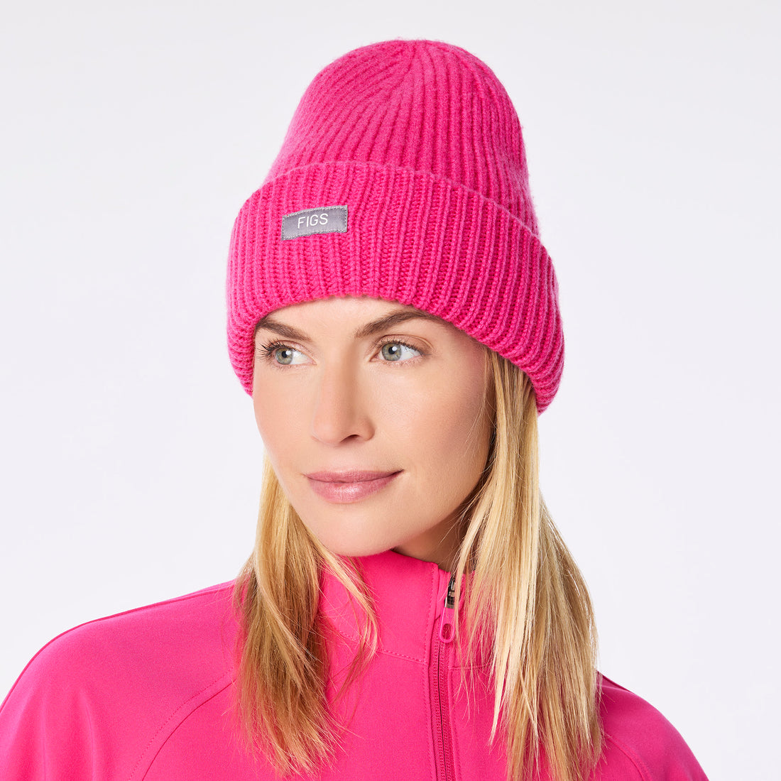 Women's Shocking Pink Scrubs · FIGS