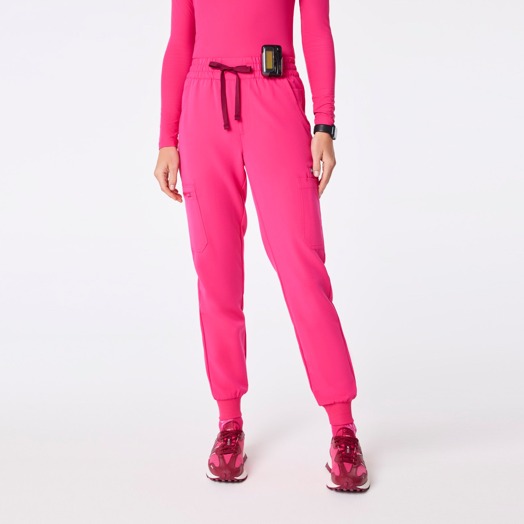 Women's Shocking Pink Scrubs · FIGS