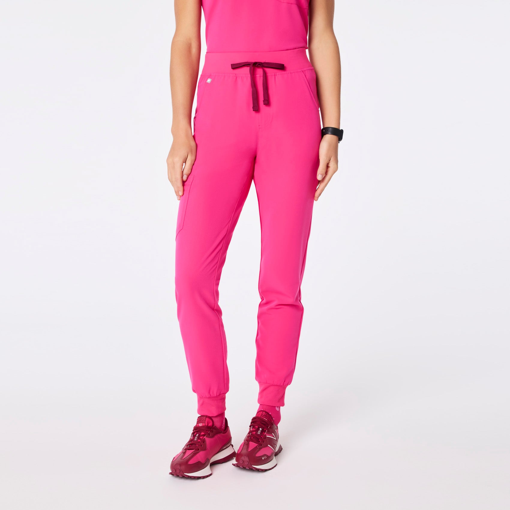Women's Shocking Pink Scrubs · FIGS