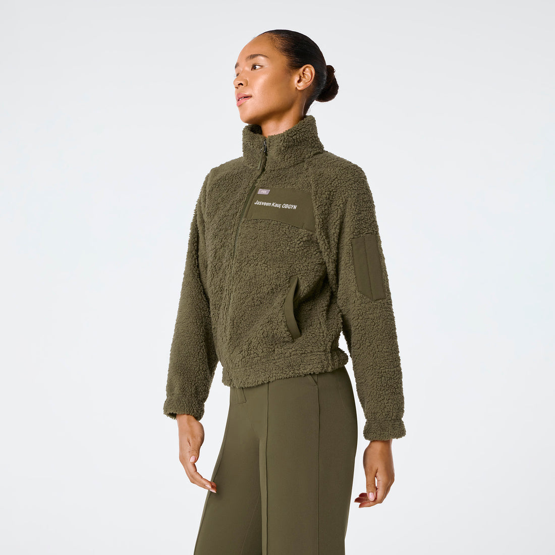 Women’s On-Shift High Pile Fleece Jacket™ - Spruce · FIGS
