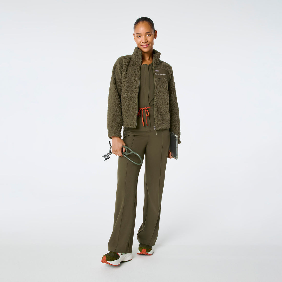 Women’s On-Shift High Pile Fleece Jacket™ - Spruce · FIGS