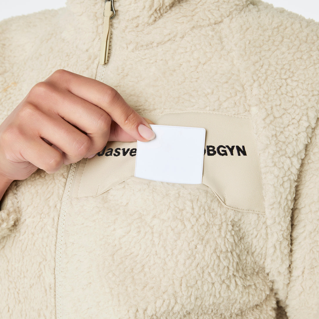 Women’s On-Shift High Pile Fleece Jacket™ - Bone · FIGS