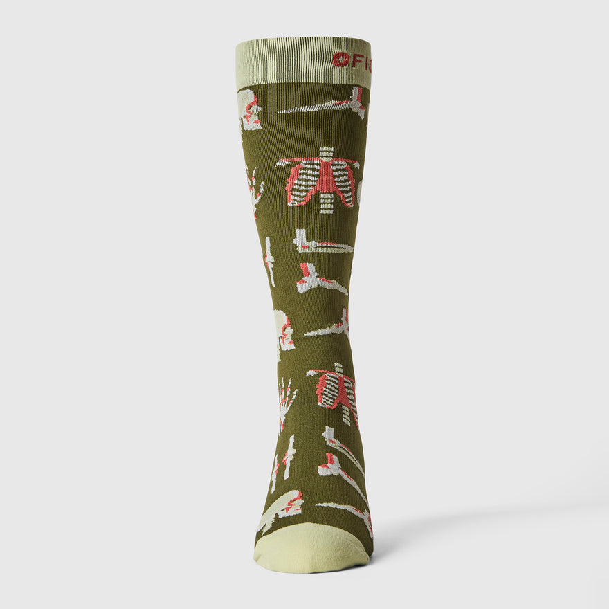 FIGS Compression Socks - Bad To The Bone/Spruce