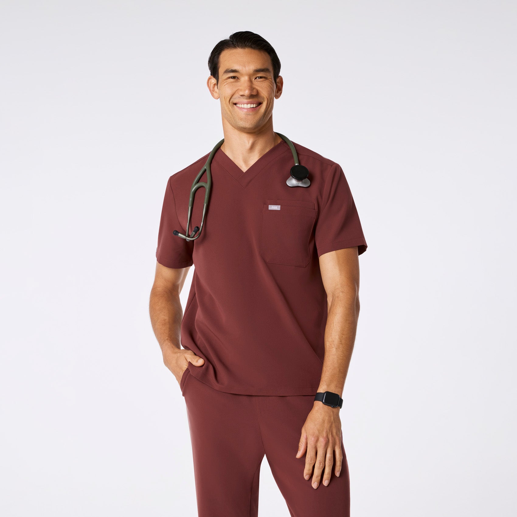 Men's Walnut Scrubs · FIGS