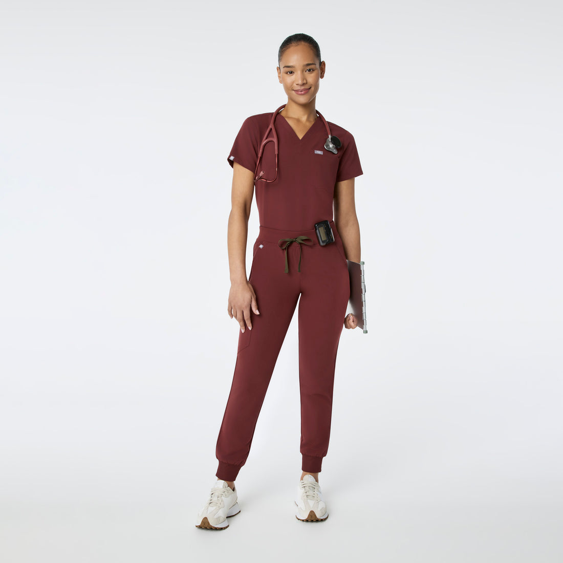 Women's Zamora Jogger Scrub Pants™ - Walnut · FIGS