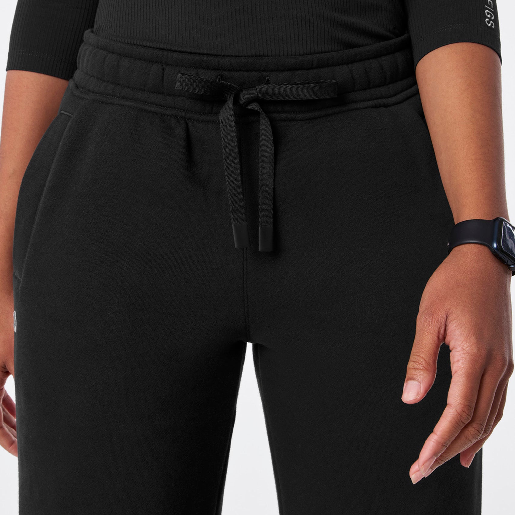 Women’s Off-Shift Wide Leg Sweatpants™ - Black · FIGS