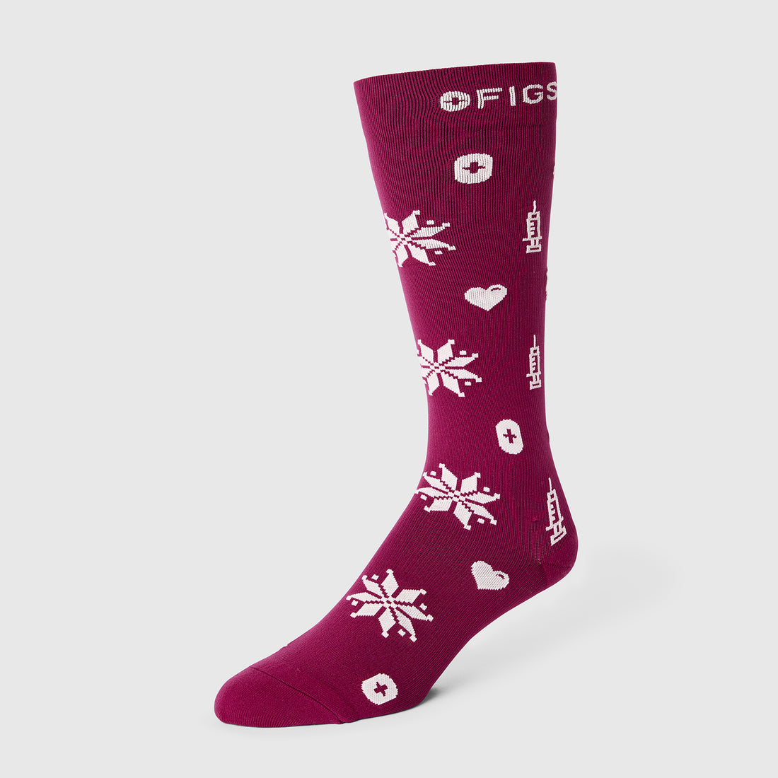 Men's Deep Cranberry Scrubs · FIGS