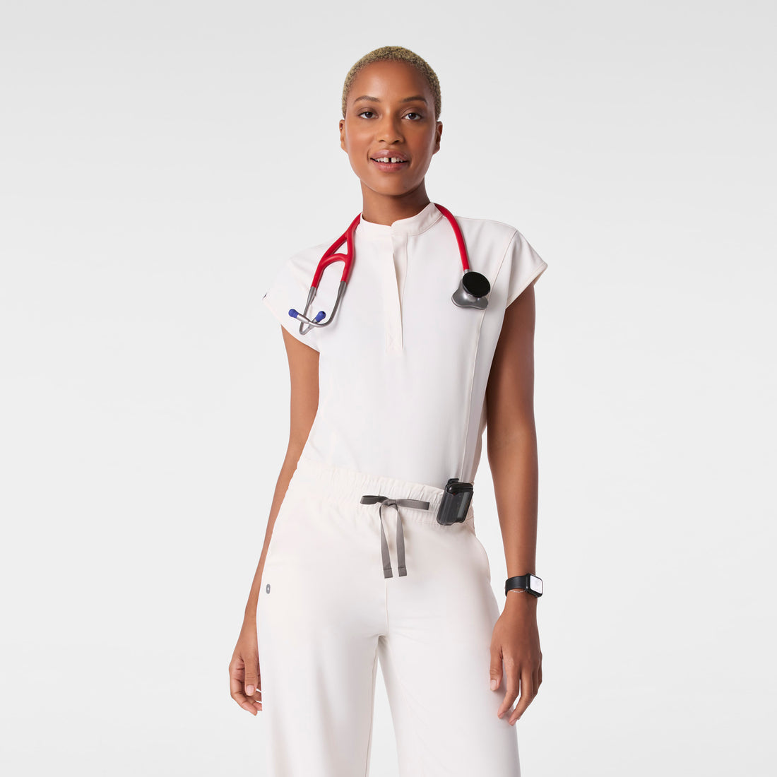Women’s Off White Scrub Tops and Shirts | FIGS