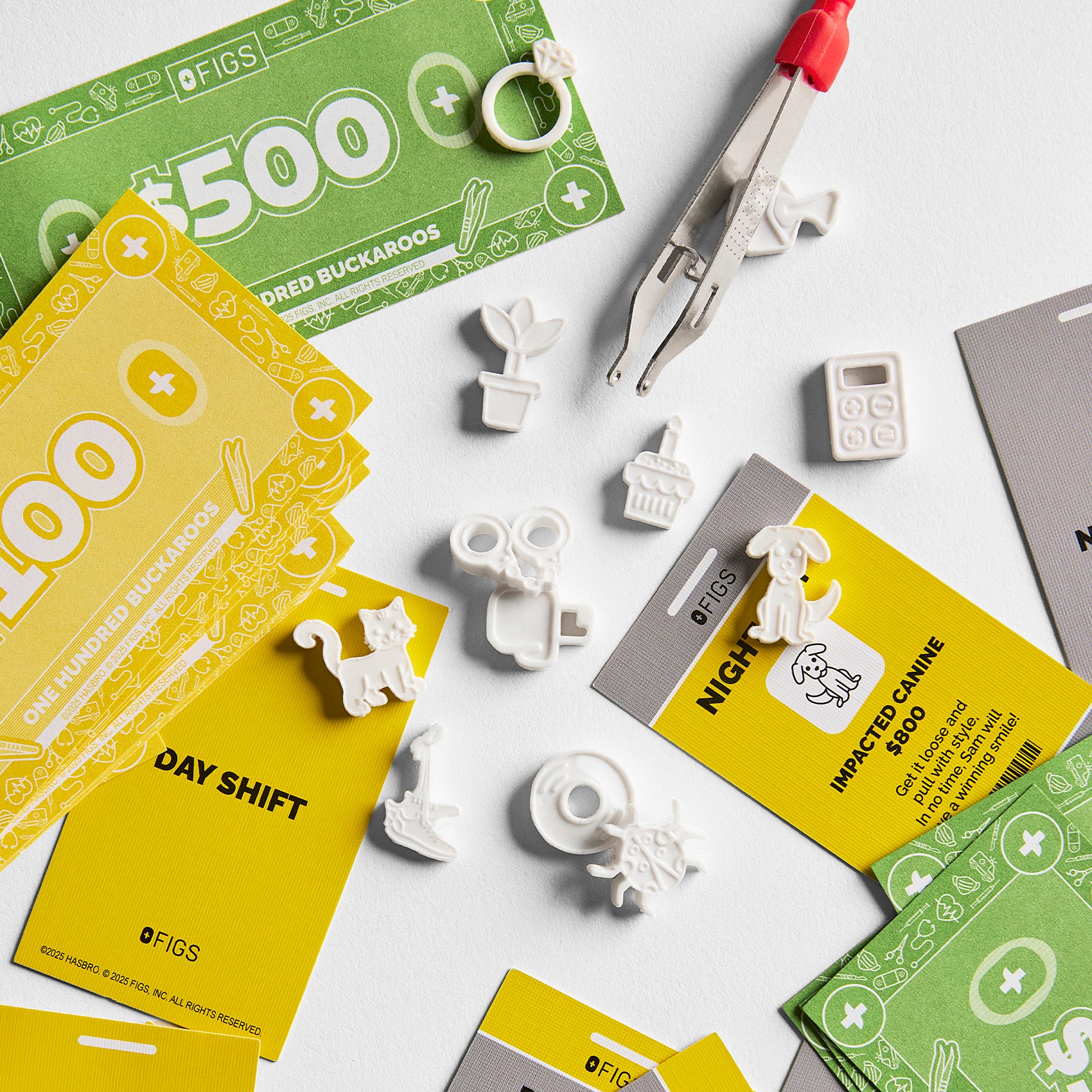 FIGS | Operation Board Game - Yellow · FIGS