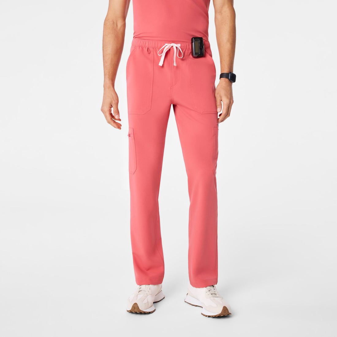 Men's Pulmonary Pink Scrubs · FIGS